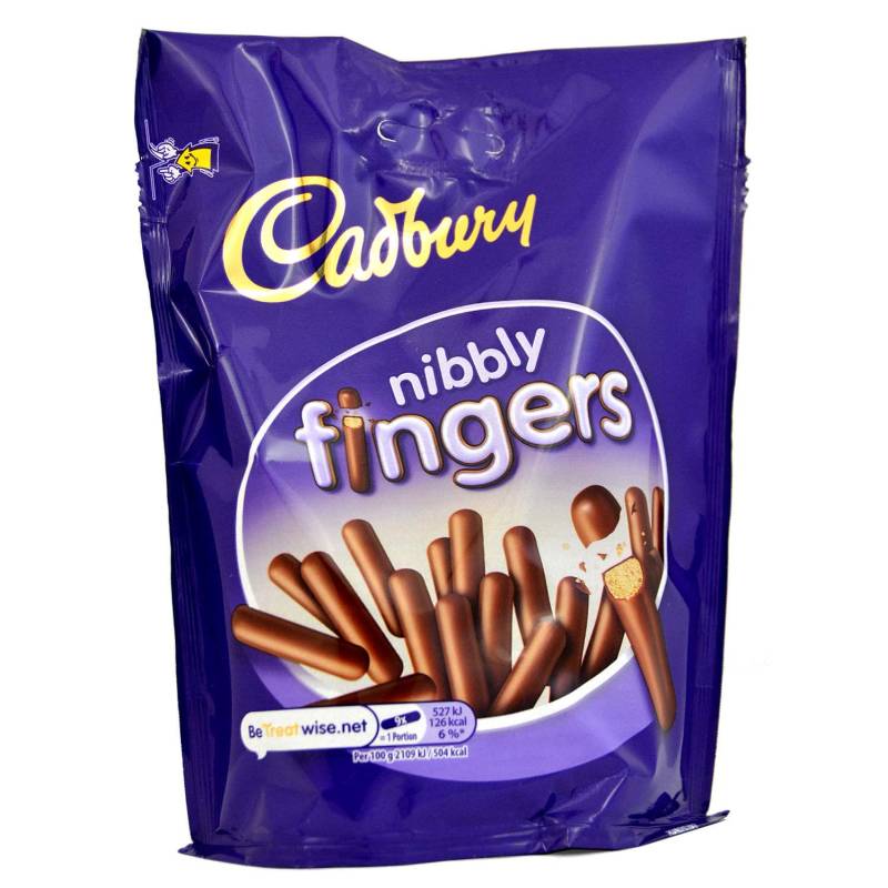 Cadbury Nibbly Fingers - Epicerie anglaise - Candy Dukes Cadbury Nibbly Fingers - Epicerie anglaise - Candy Dukes